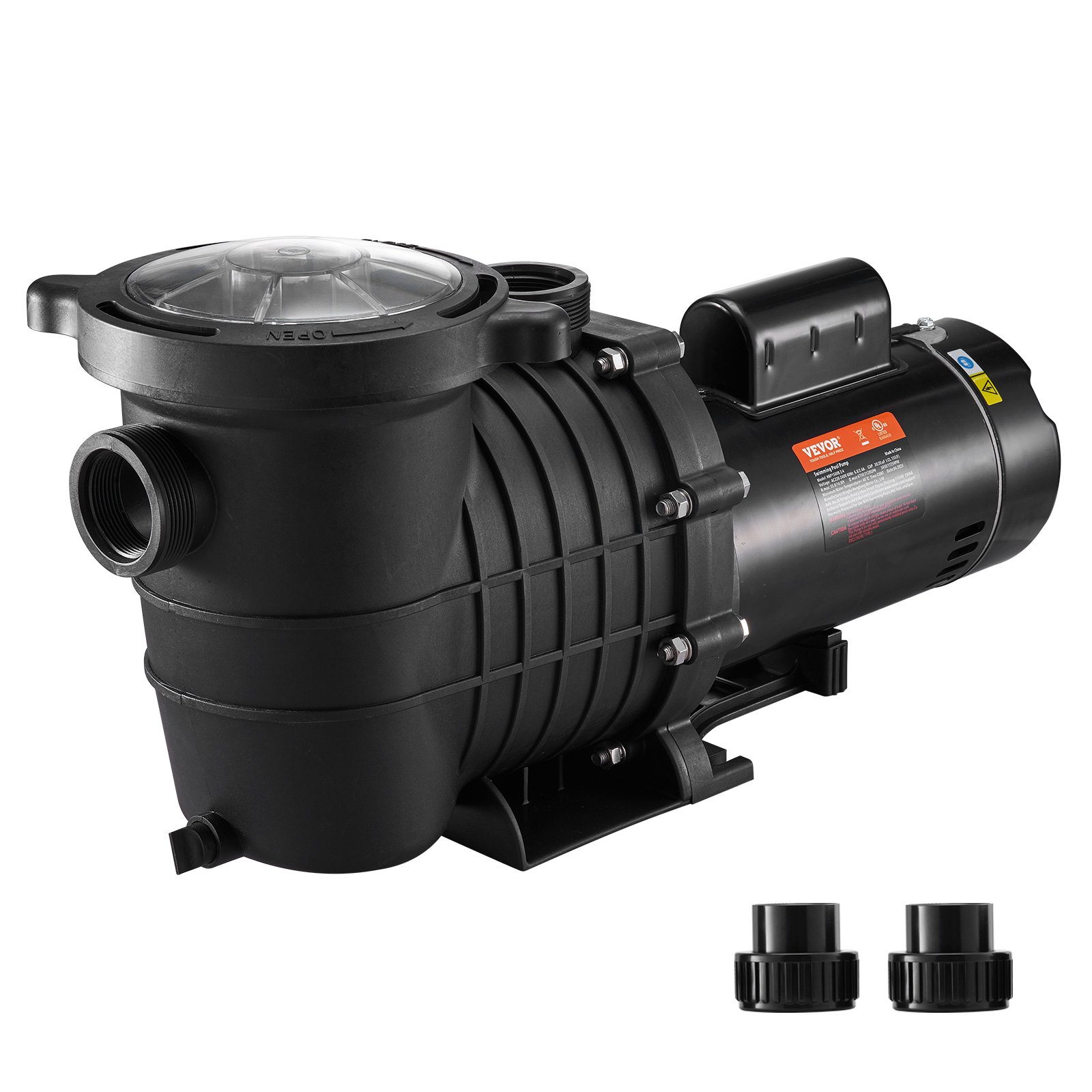 VEVOR VVPS220BUS Suitable for Above and in ground pools Filter Pump for ...
