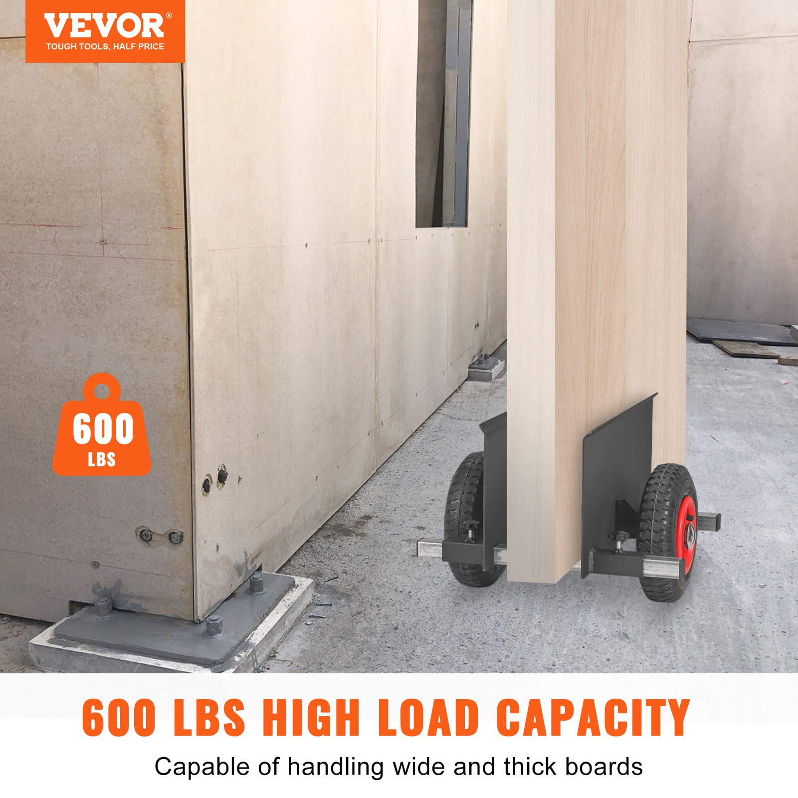 Panel Dolly, 600LBS Capacity Slab Dolly, All Terrain Moving Cart | eBay