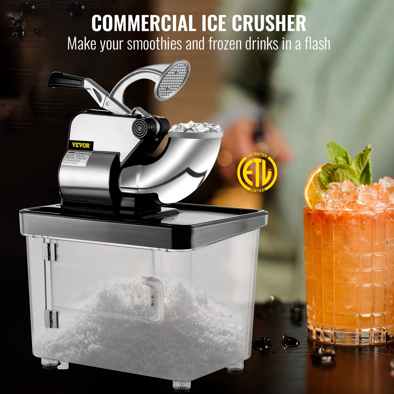 110V Commercial Ice Crusher 440LBS/H, Bars 774 | eBay