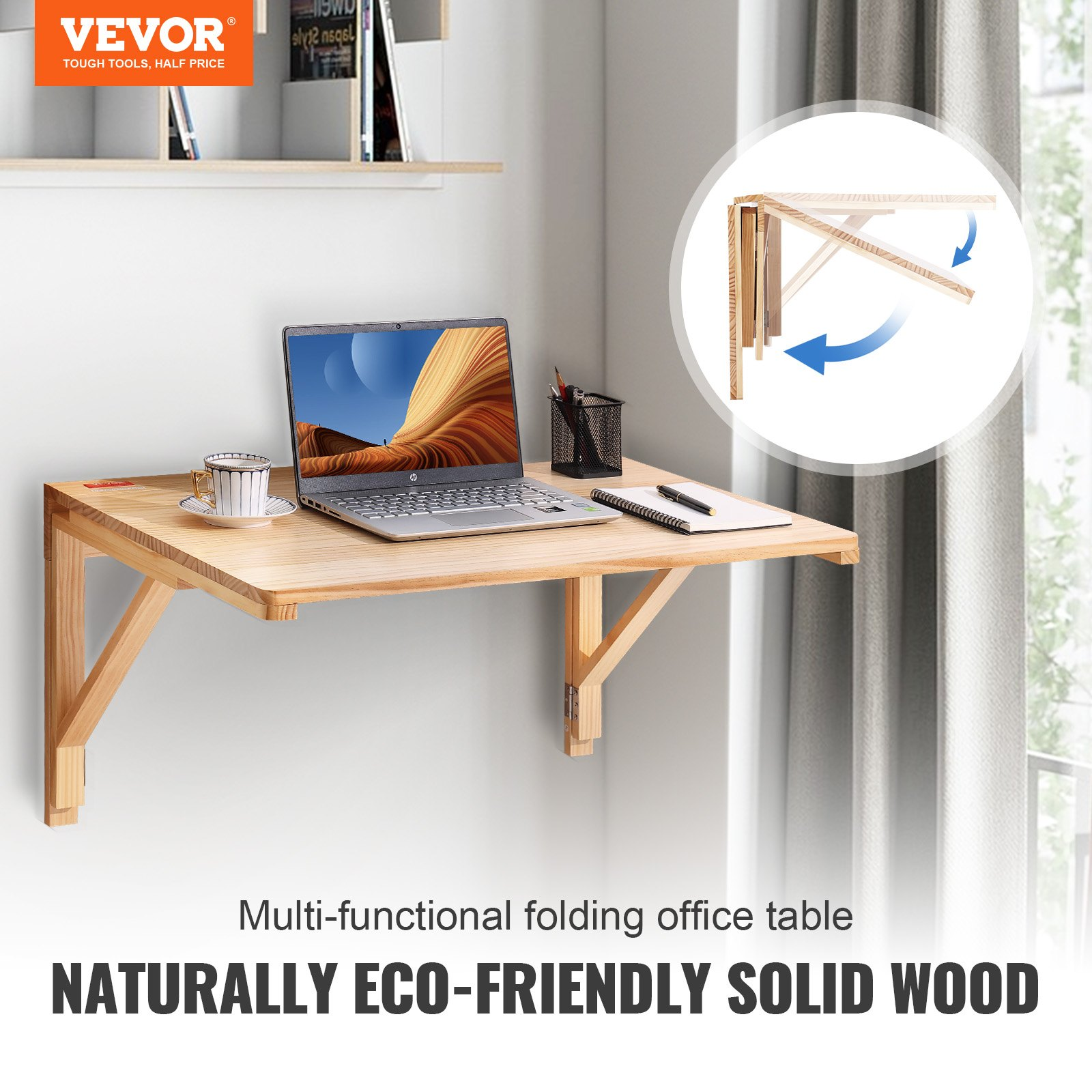 Wall Mounted Folding Table Wall Mounted Drop Leaf Tables Solid Wood Floating D eBay