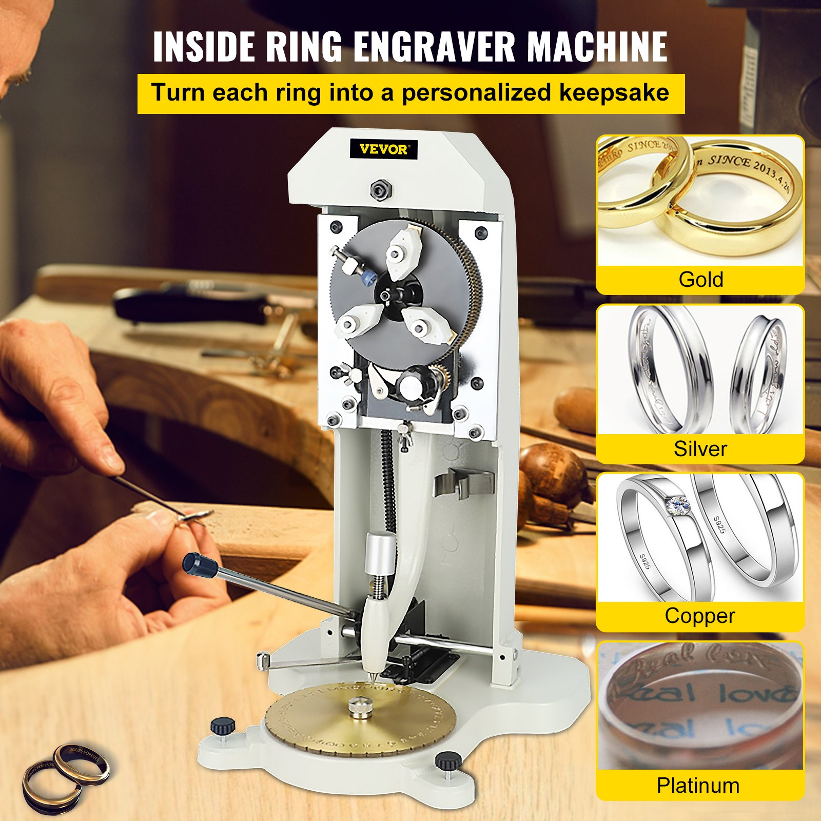 Inside Ring Engraver Double Sided Dial Ring Engraver Stamper 1.5mm-2 ...