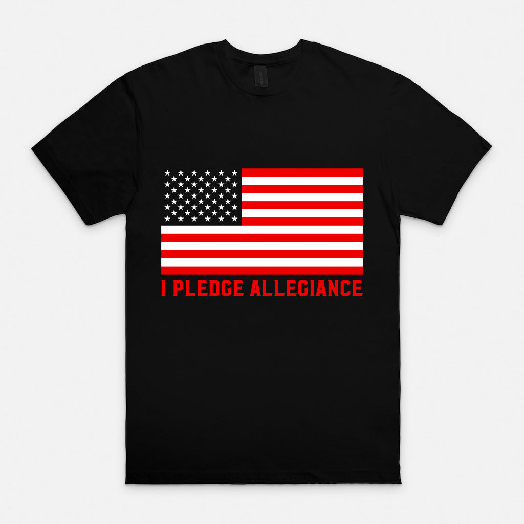 I Pledge Allegiance / American Flag T-Shirt | eBay