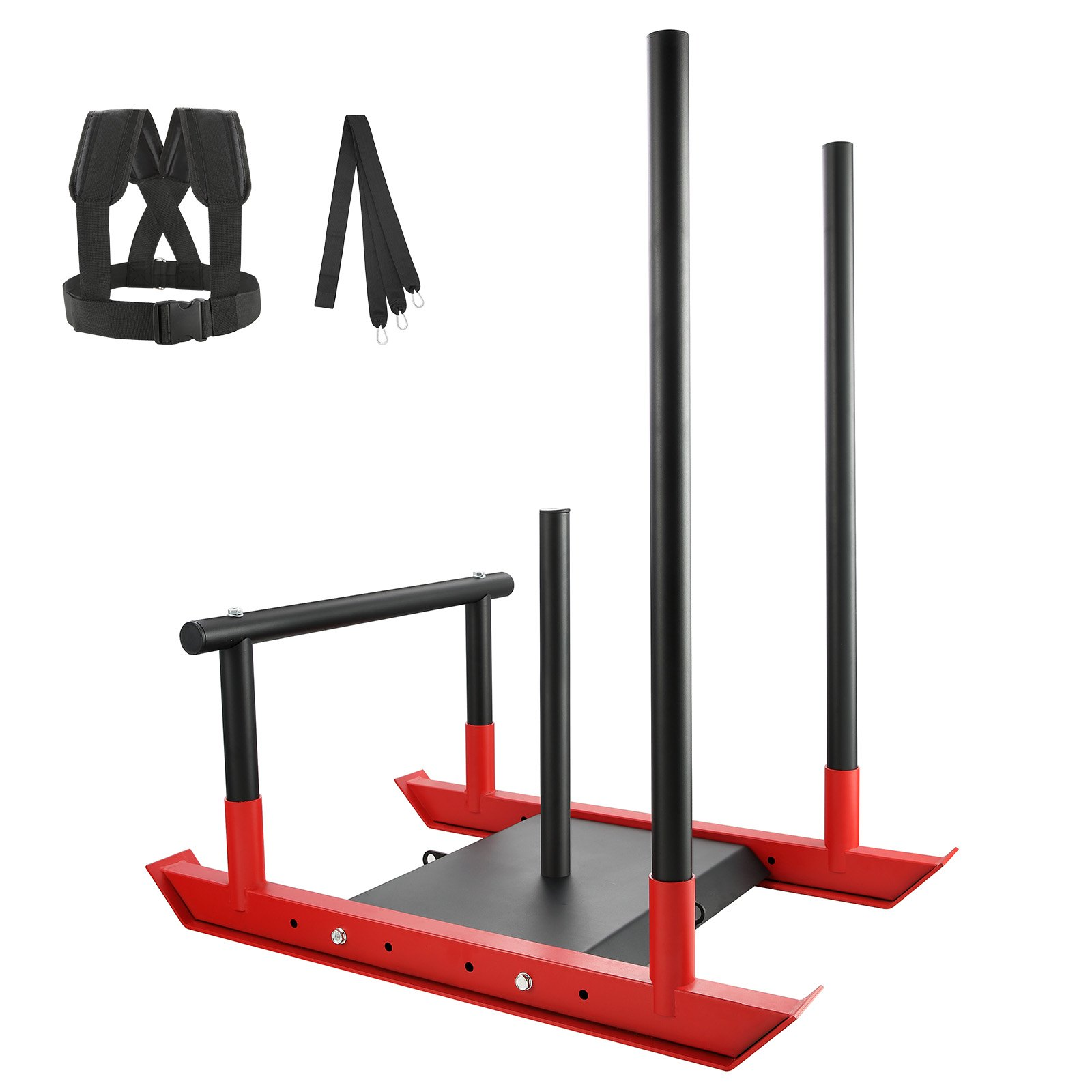 Weight Training Sled, Push/Pull Power Sled with Handle for 1" & 2 ...