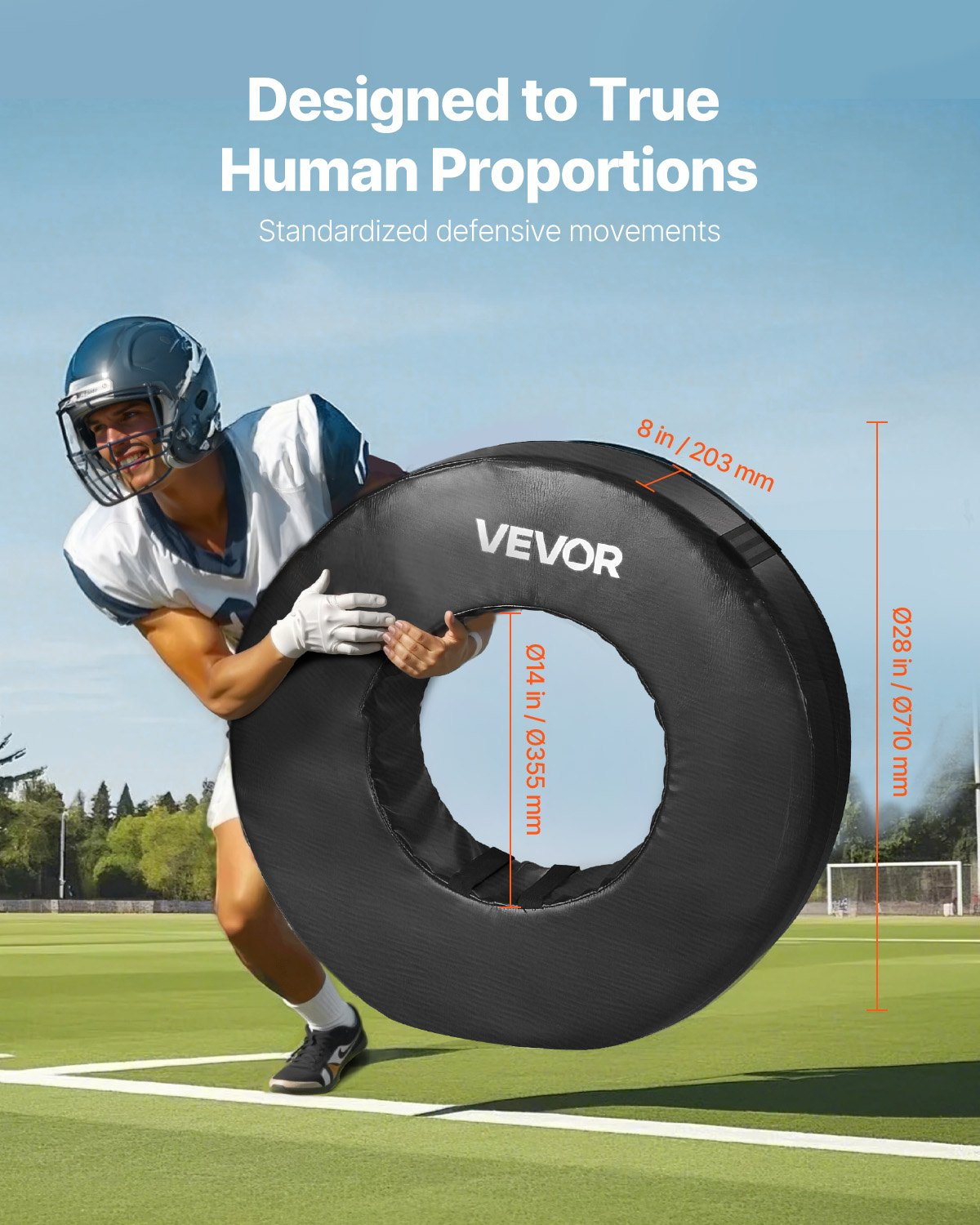 Football Tackle Wheel Tackling Dummy Waterproof PVC Tackle Ring with ...