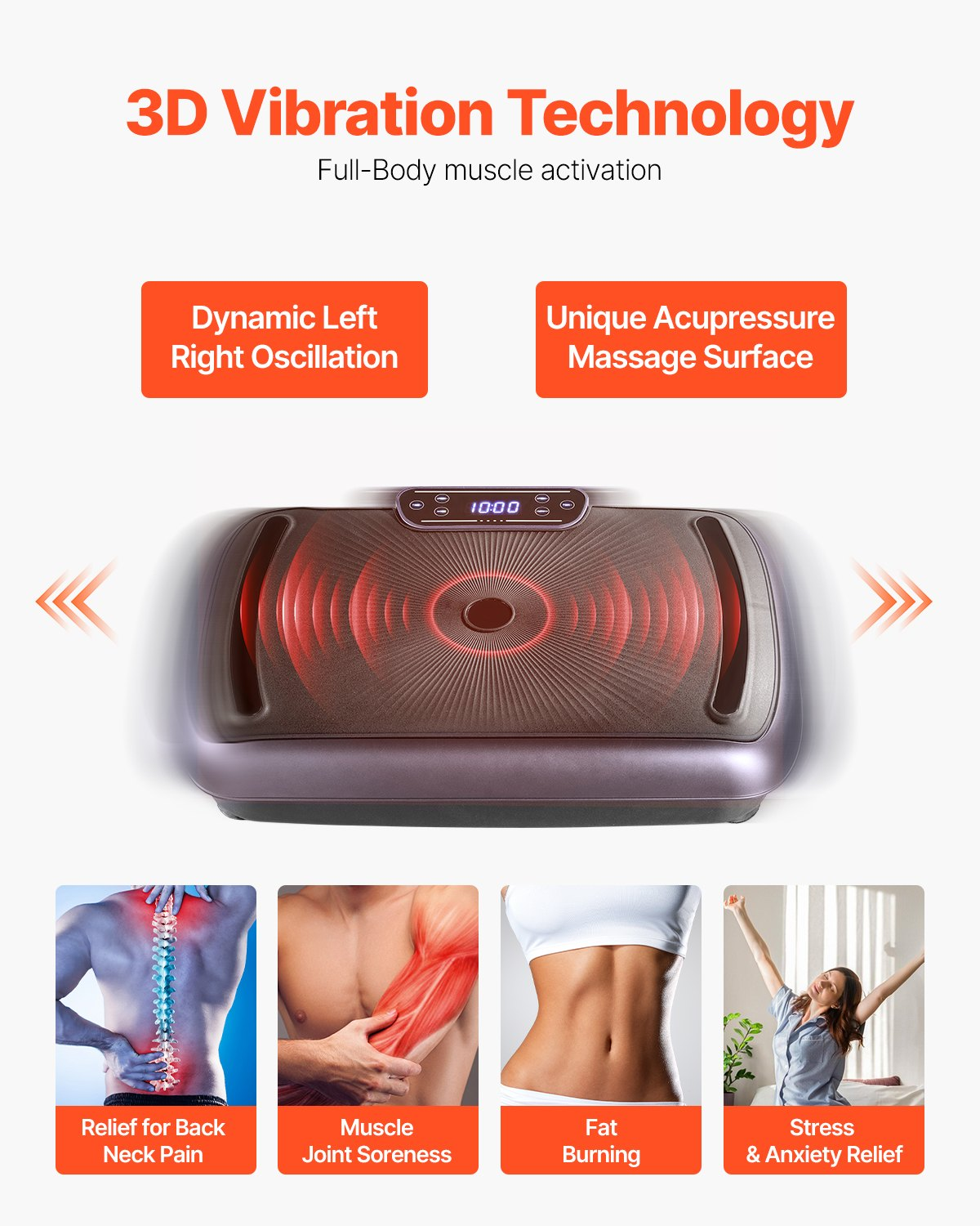 Vibration Plate Exercise Machine, Black | eBay