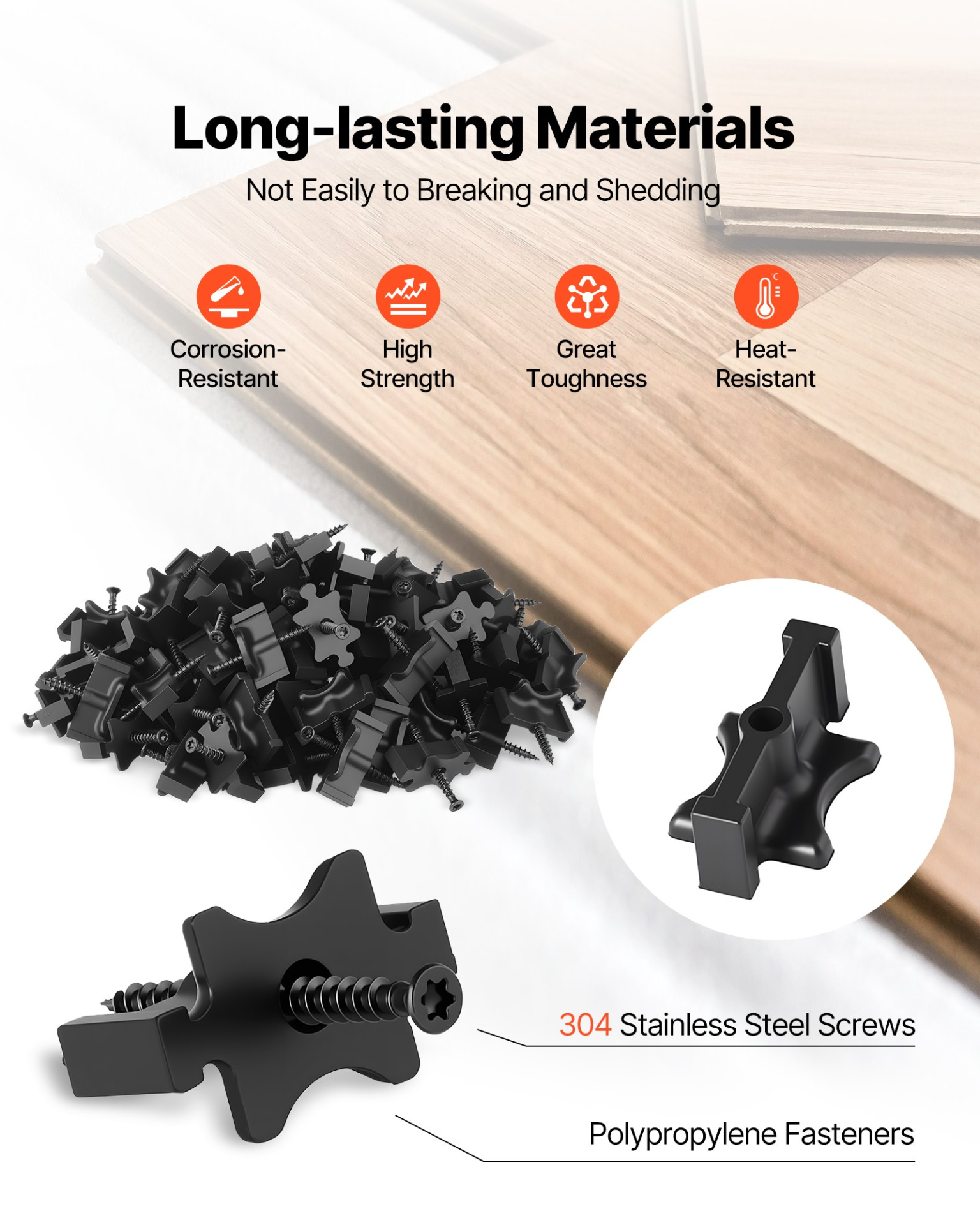900PCS Hidden Deck Fasteners for Composite Decking Universal T Clips ...