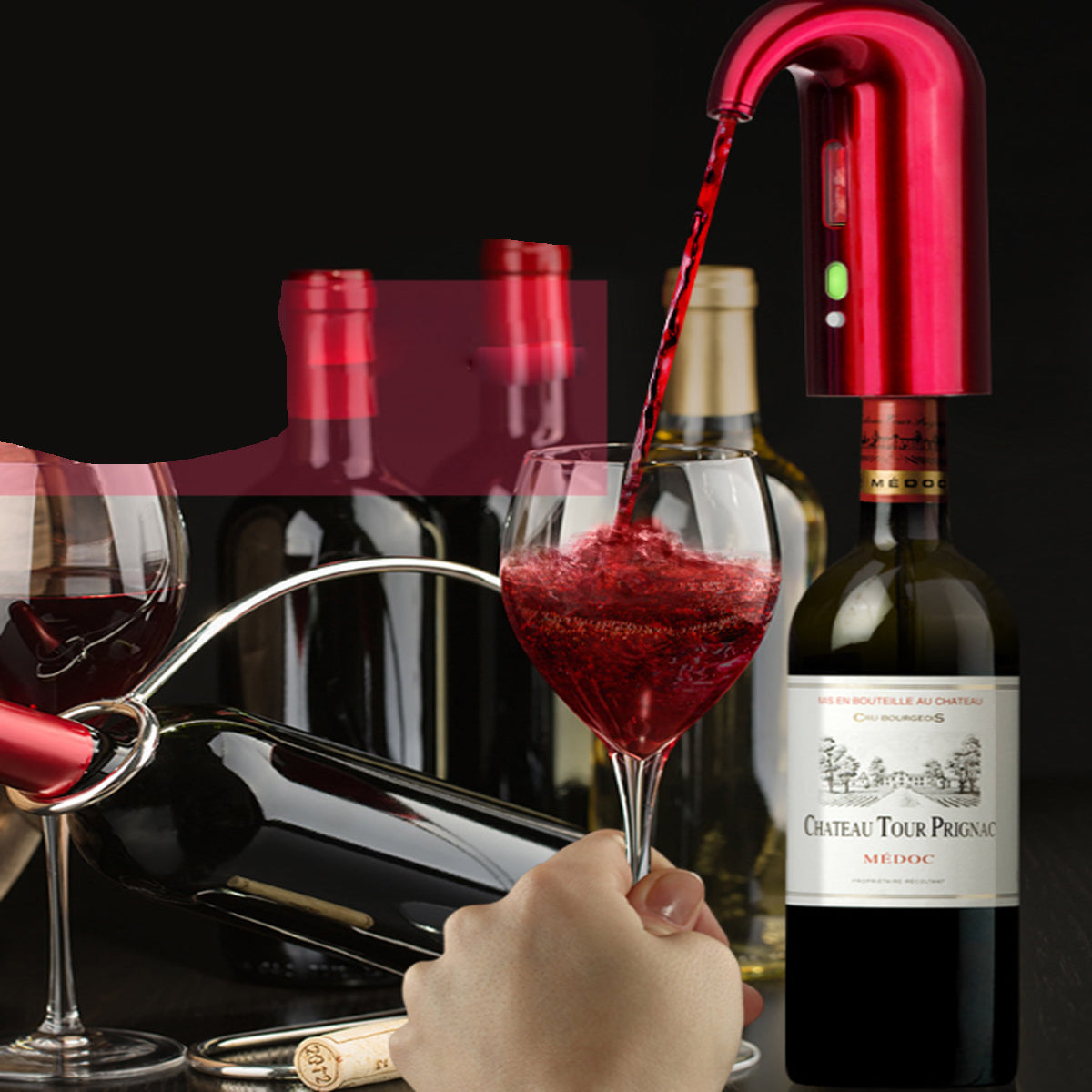 Wine Oxygenator for Smoother Taste - Enhance Your Wine-Tasting ...